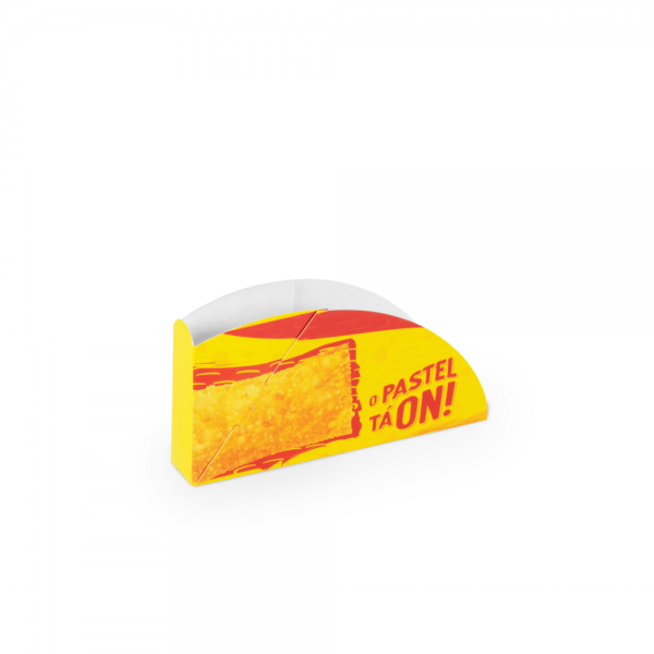 Embalagem de Pastel Balcão Amarelo (50 unidades) - Olimax Embalagens ...